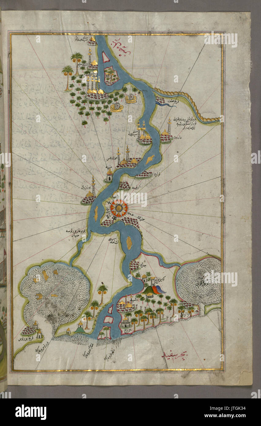 Ancient nile river map hi-res stock photography and images - Alamy