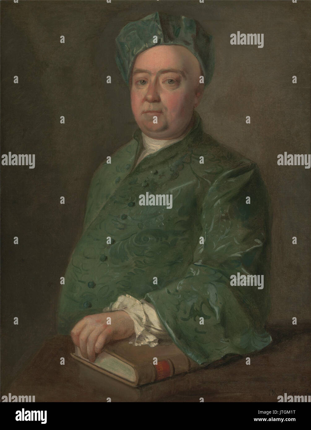 Philippe Mercier An Unknown Man Stock Photo - Alamy