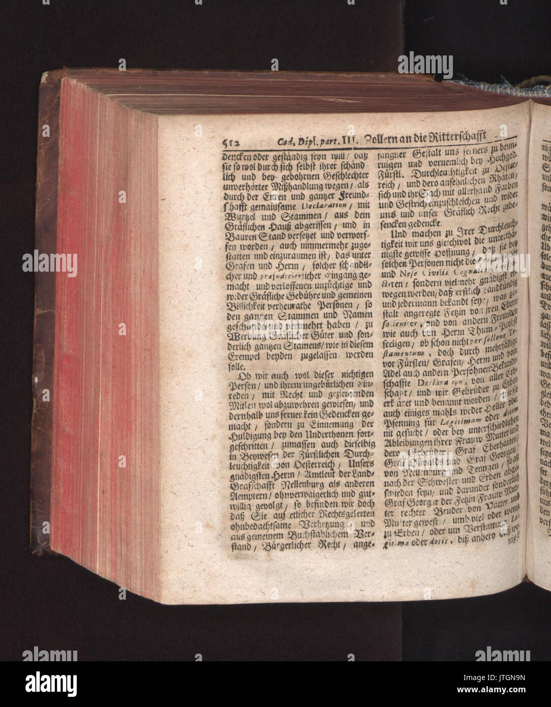 The 'Reichs Ritter Archiv' contains records of the German noble orders ...