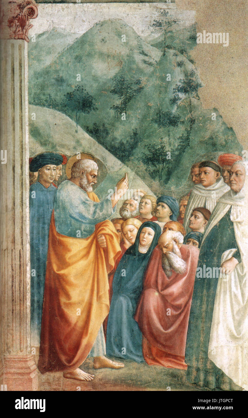 St. Peter Preaching 00 Stock Photo - Alamy