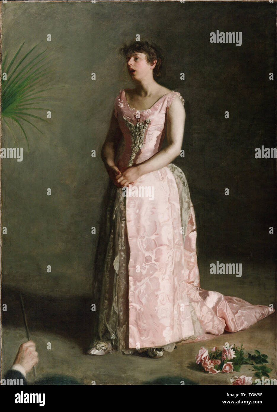 Thomas Eakins, American The Concert Singer Stock Photo - Alamy