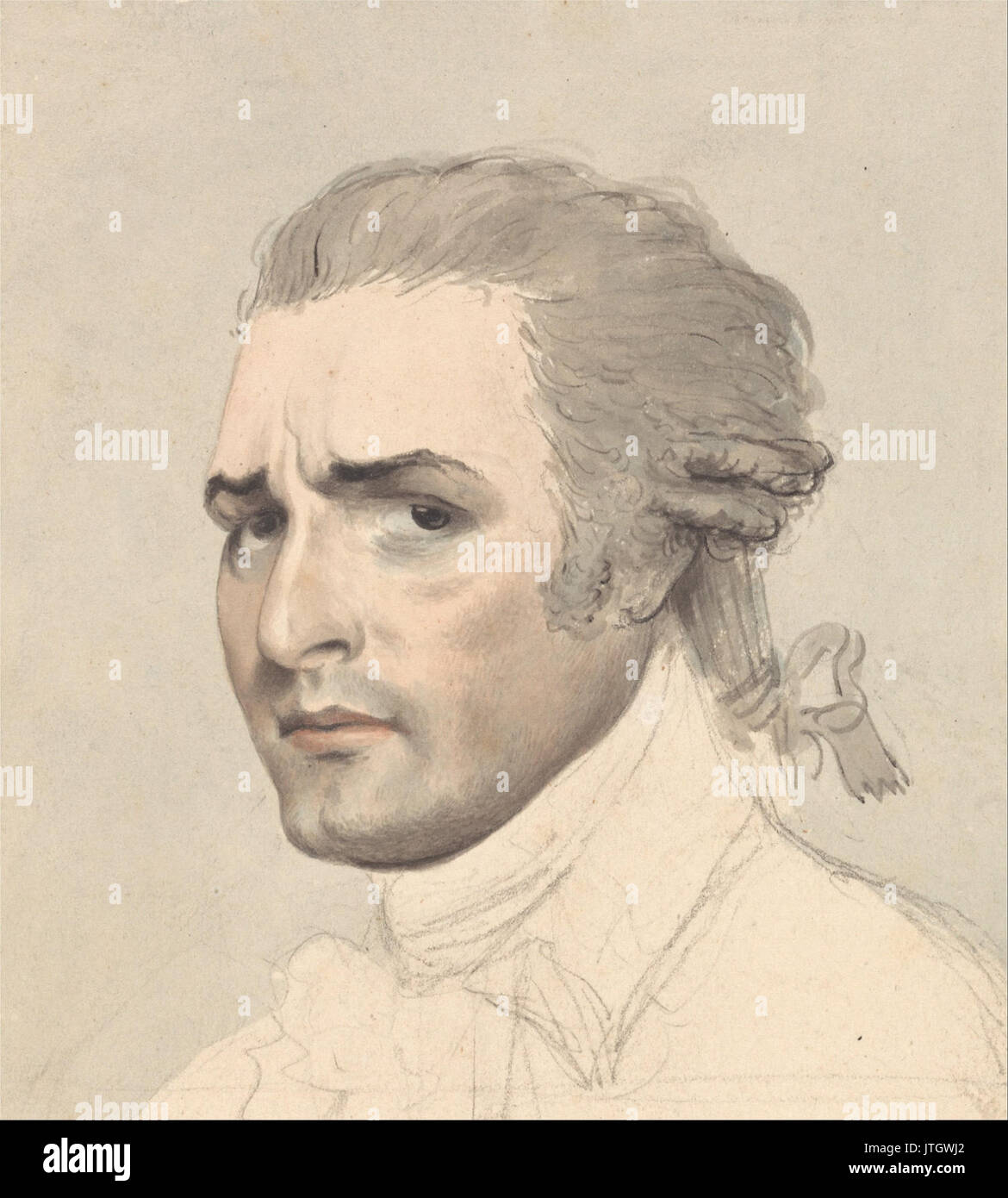 Thomas Rowlandson Portrait Study of John Philip Kemble Stock Photo - Alamy