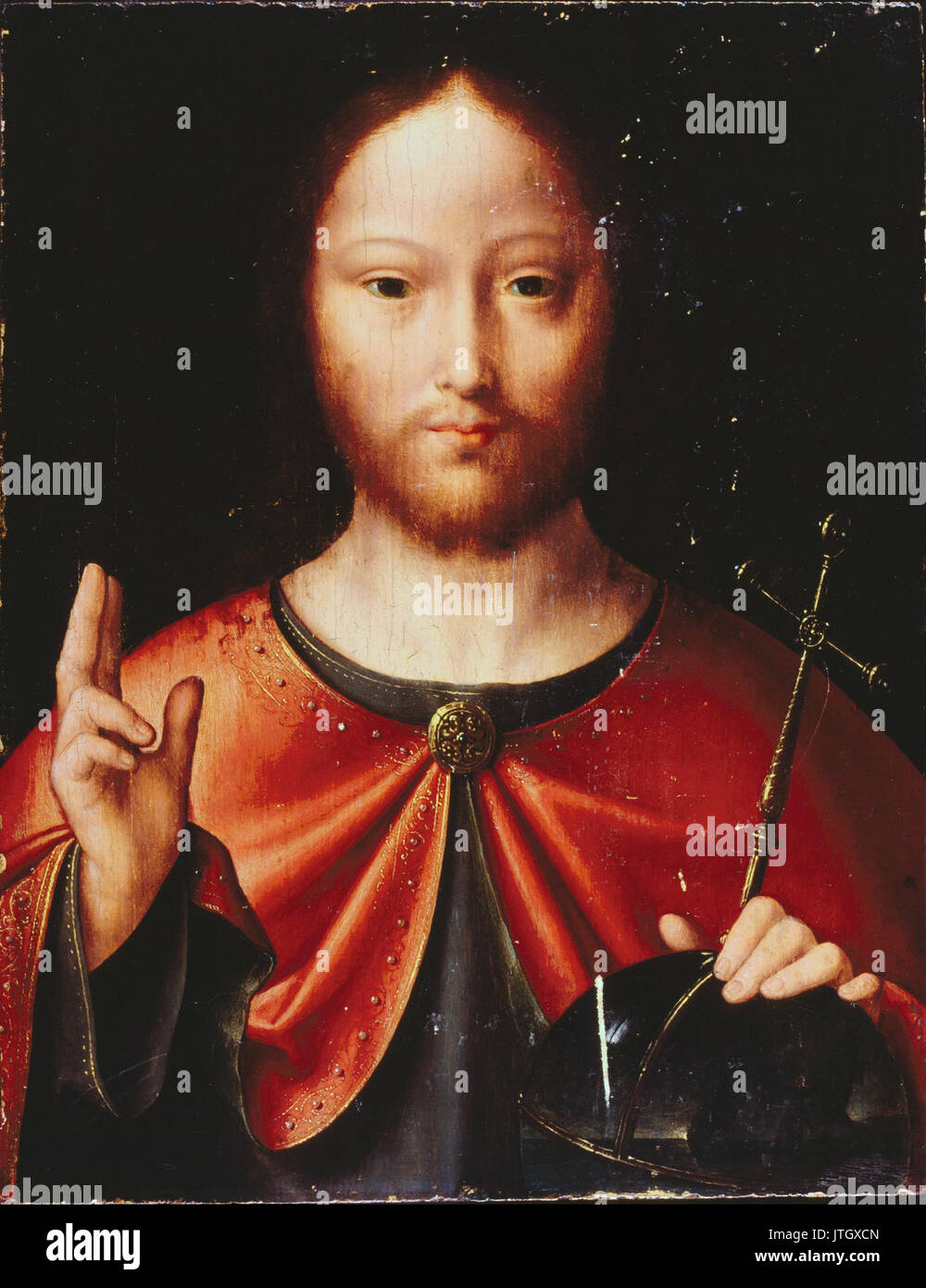 Salvator mundi christ hi-res stock photography and images - Alamy