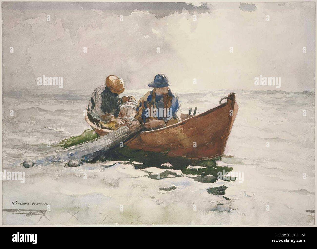Winslow Homer The Dory (1887 Stock Photo - Alamy