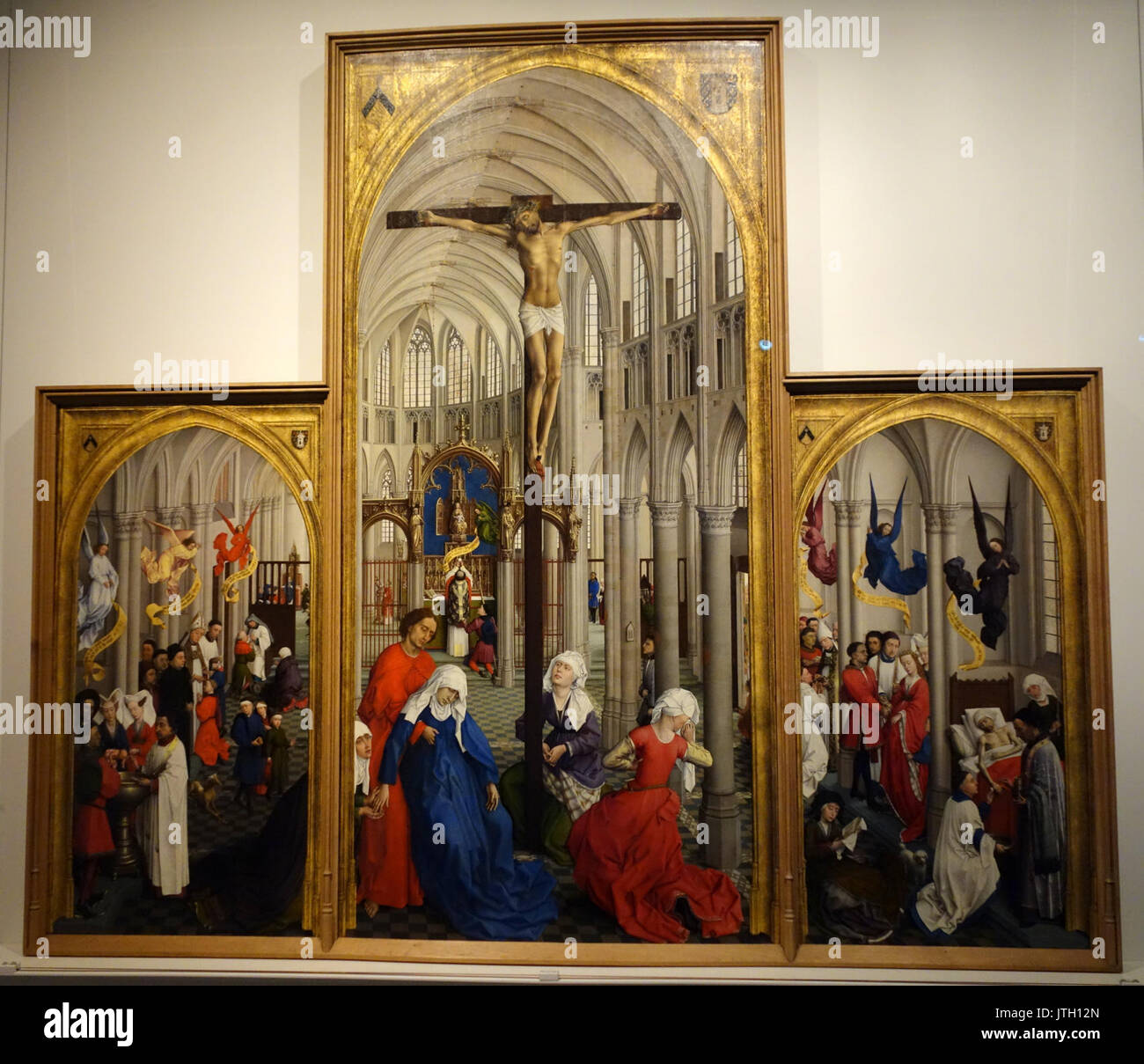The Seven Sacraments by Rogier van der Weyden, c. 1440 1445, view 1 Museum M Leuven, Belgium ...