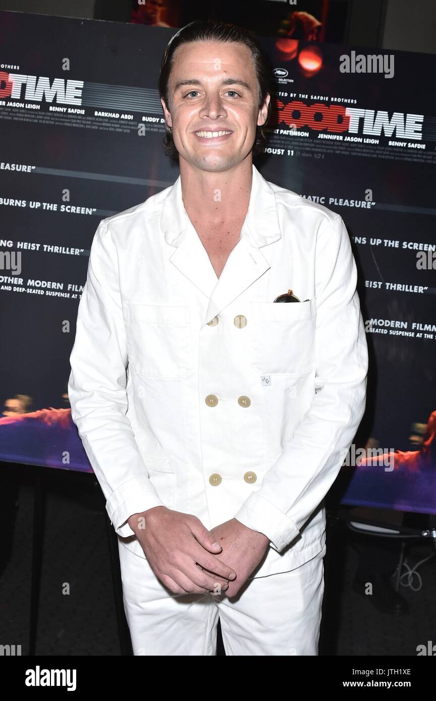 New York, NY, USA. 8th Aug, 2017. Oscar Boyson at arrivals for GOOD TIME Premiere, The School of ...