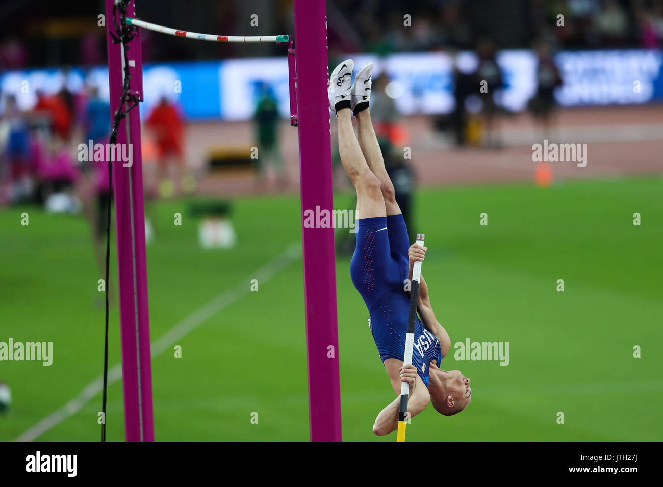 World champion in pole vault sam kendricks hi-res stock photography and ...