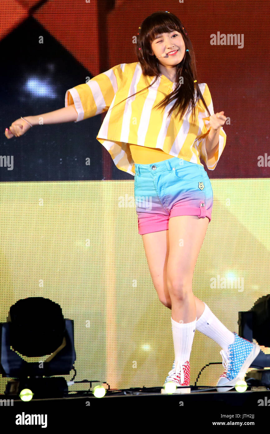 S. Korean girl group Weki Meki Sei, a member of South Korean girl group ...