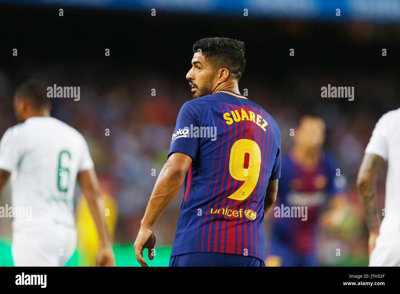 Luis suárez barcelona trophy hi-res stock photography and images - Alamy