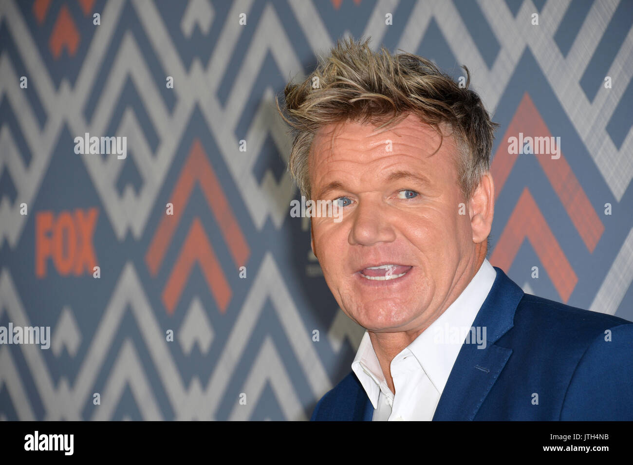LOS ANGELES, CA. August 08, 2017: Gordon Ramsay at the Fox TCA After ...