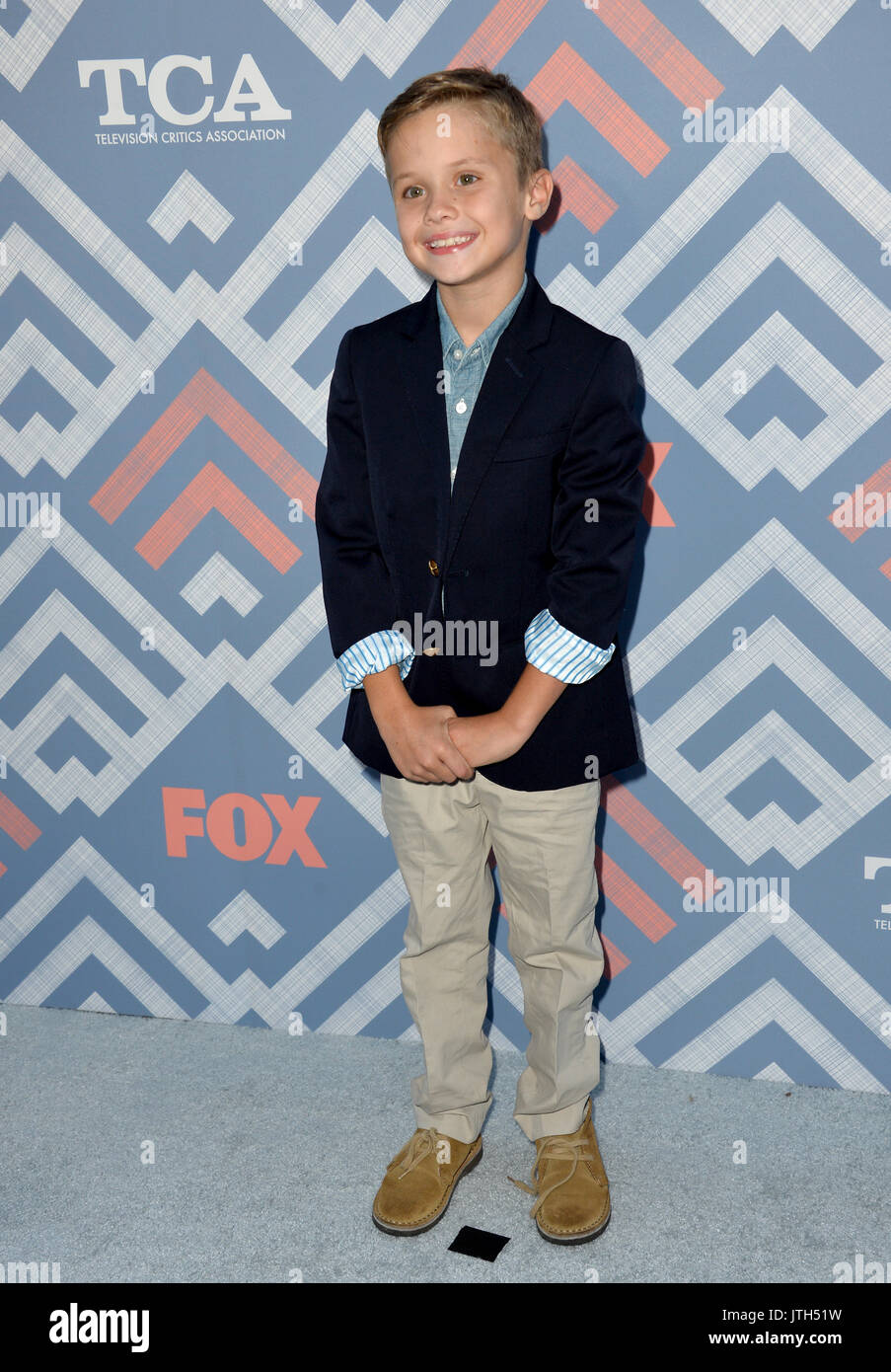 LOS ANGELES, CA. August 08, 2017: Jack Stanton at the Fox TCA After ...