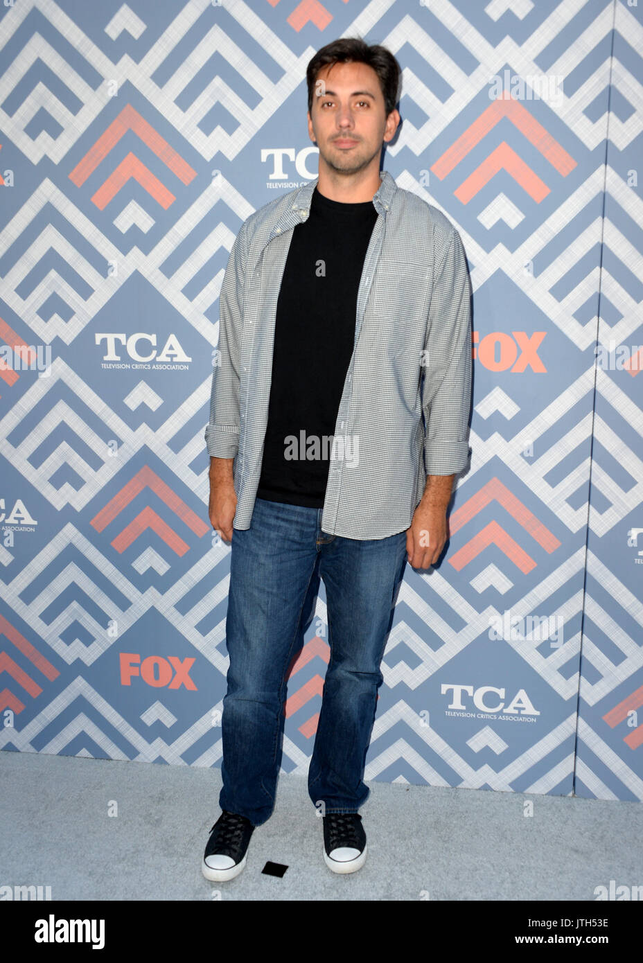 LOS ANGELES, CA. August 08, 2017: Jeremy Slater at the Fox TCA After ...