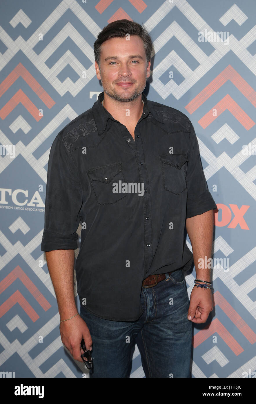 West Hollywood, Ca. 8th Aug, 2017. Tom Welling, at 2017 Summer TCA Tour ...