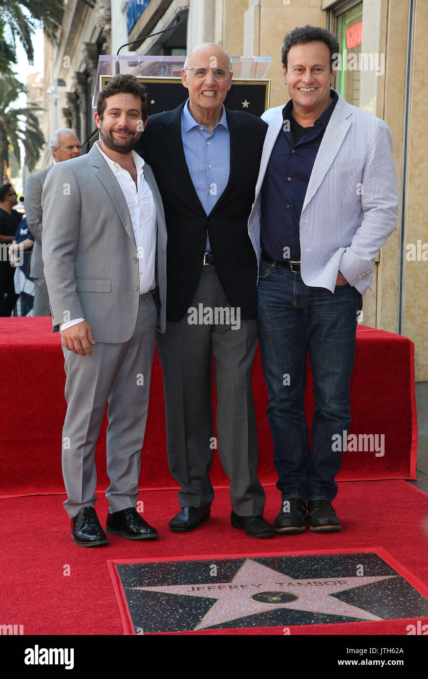 Hollywood, Ca. 8th Aug, 2017. Joe Lewis, Jeffrey Tambor, Mitchell ...