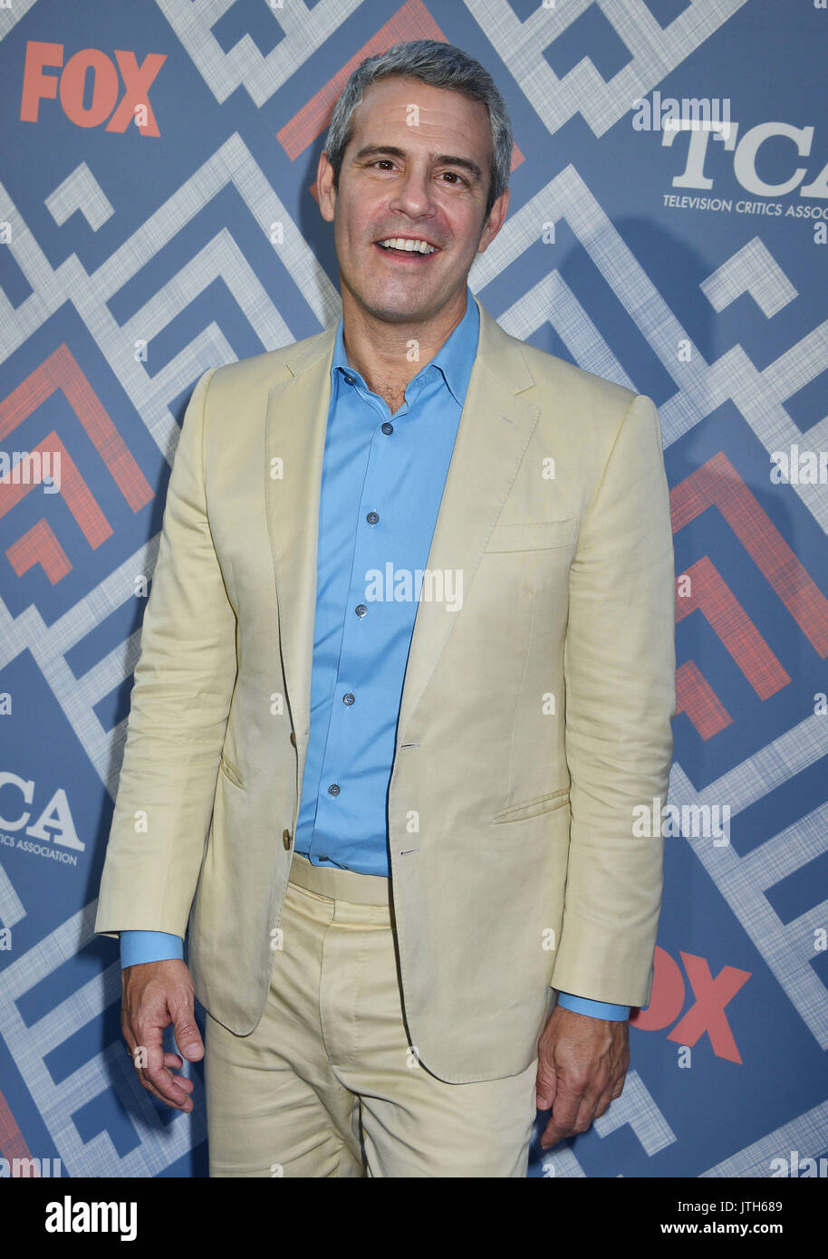 Los Angeles, California, USA. 08th Aug, 2017. Andy Cohen arriving at ...