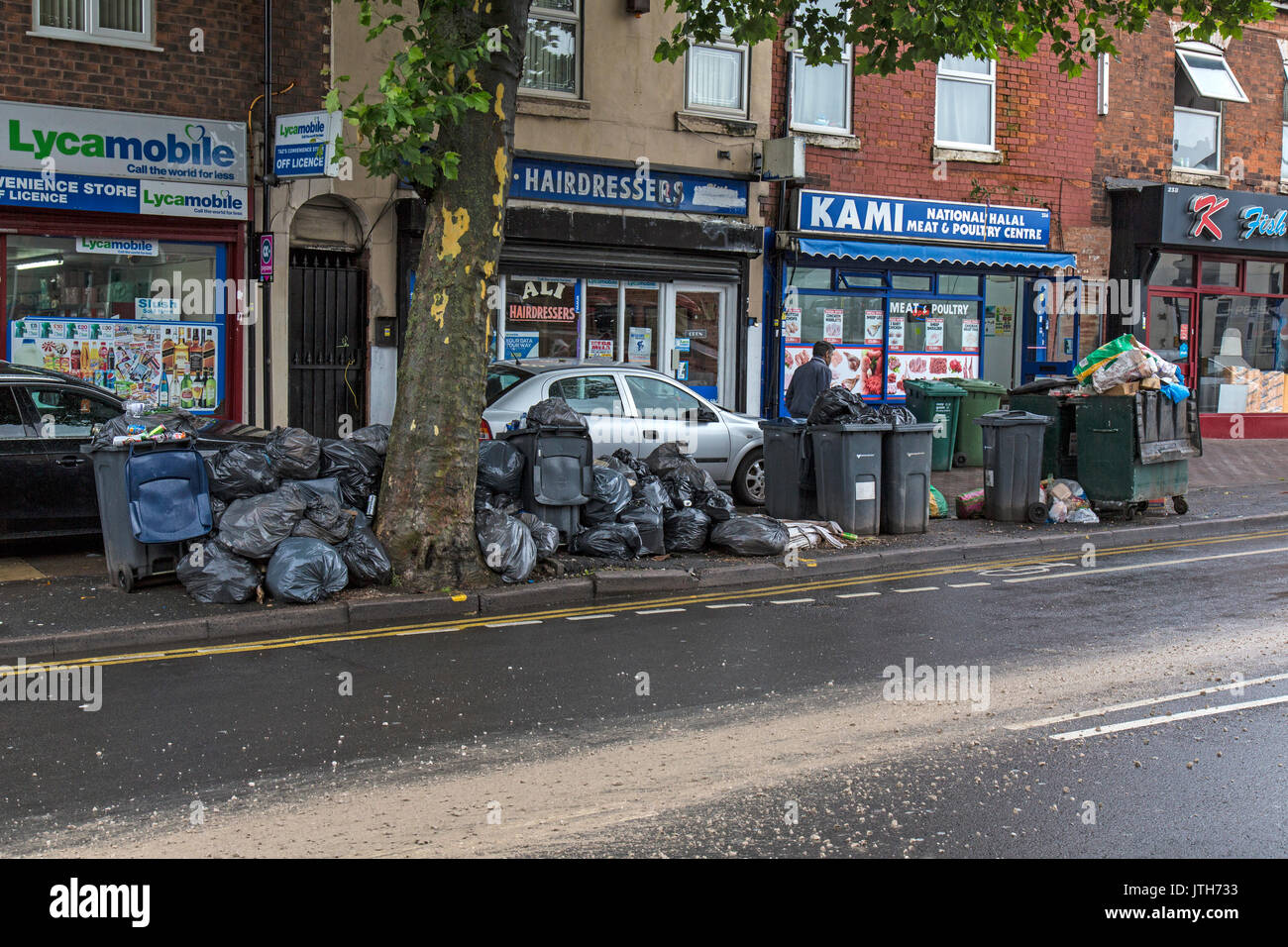 Birmingham waste collection hi-res stock photography and images - Alamy