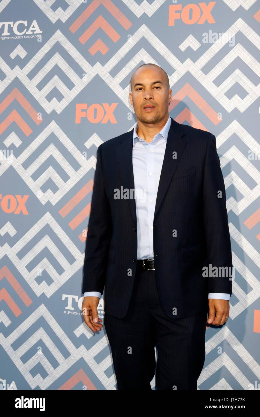 Los Angeles, CA, USA. 8th Aug, 2017. Coby Bell at arrivals for Fox TCA ...