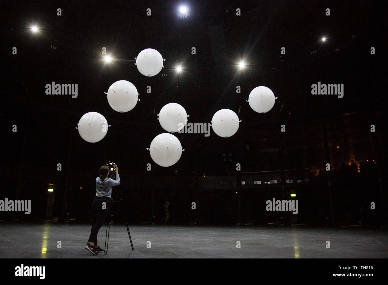 London, UK. 9 August 2017. The new installation, +/- Human by Random ...