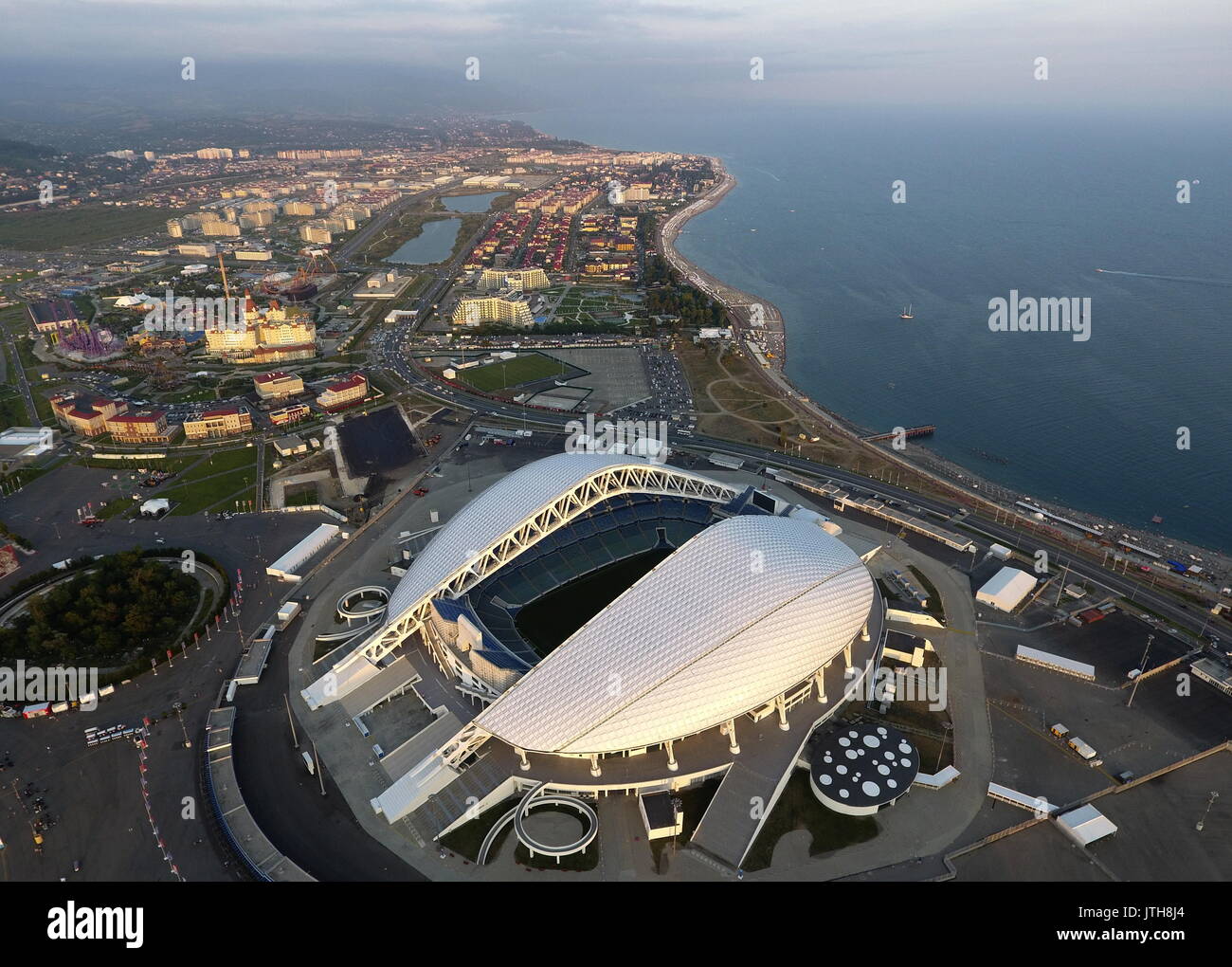 Fisht Olympic Stadium, Sochi Aerial High Resolution Stock Photography ...