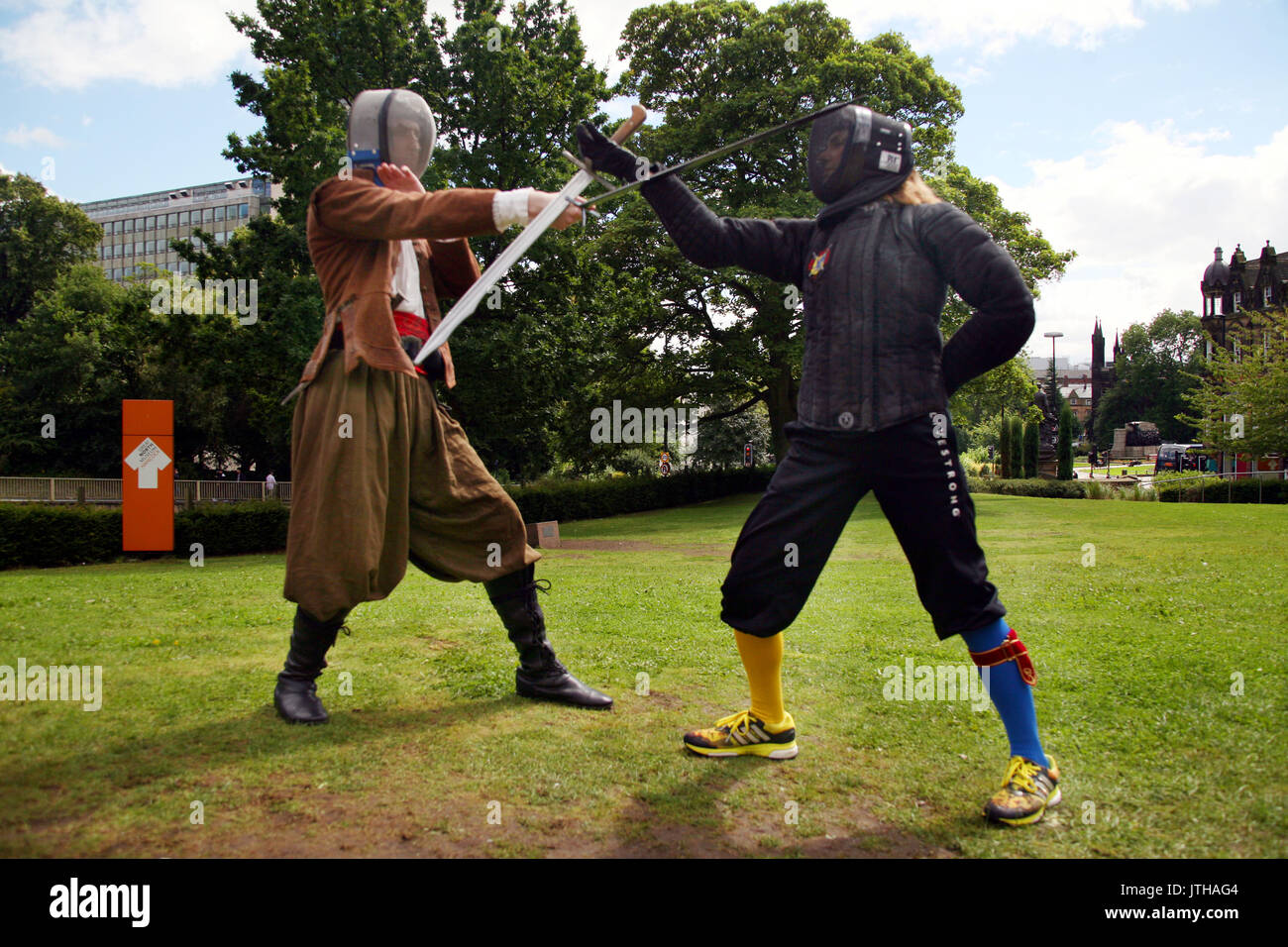 Medieval Costume Sword Fighting by Hotspur school of defence, Great ...