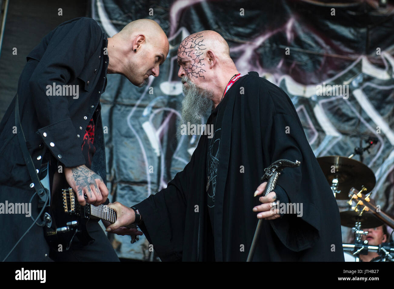 Josefov, Czech Republic. 09th Aug, 2017. Heavy Metal festival Brutal ...