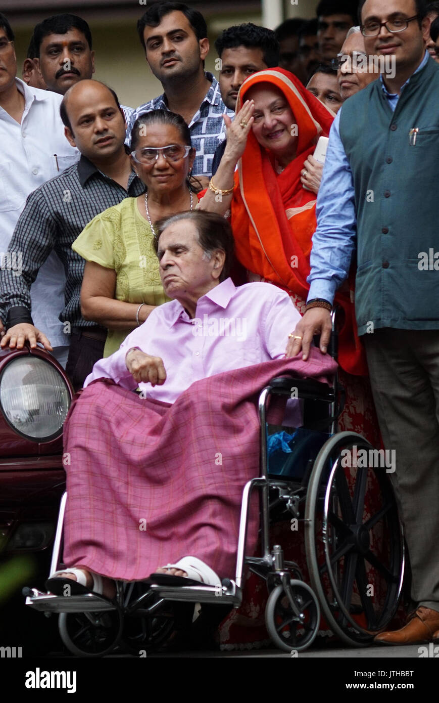 Mumbai, India. 9th August, 2017. 94-year-old veteran Bollywood actor ...