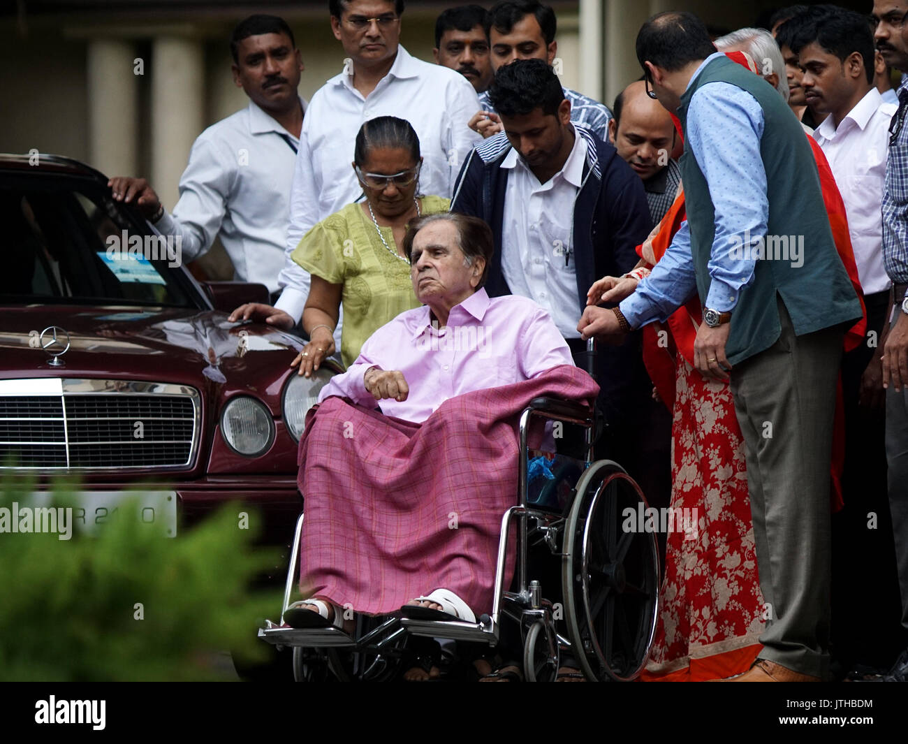 Mumbai, India. 9th August, 2017. 94-year-old veteran Bollywood actor ...