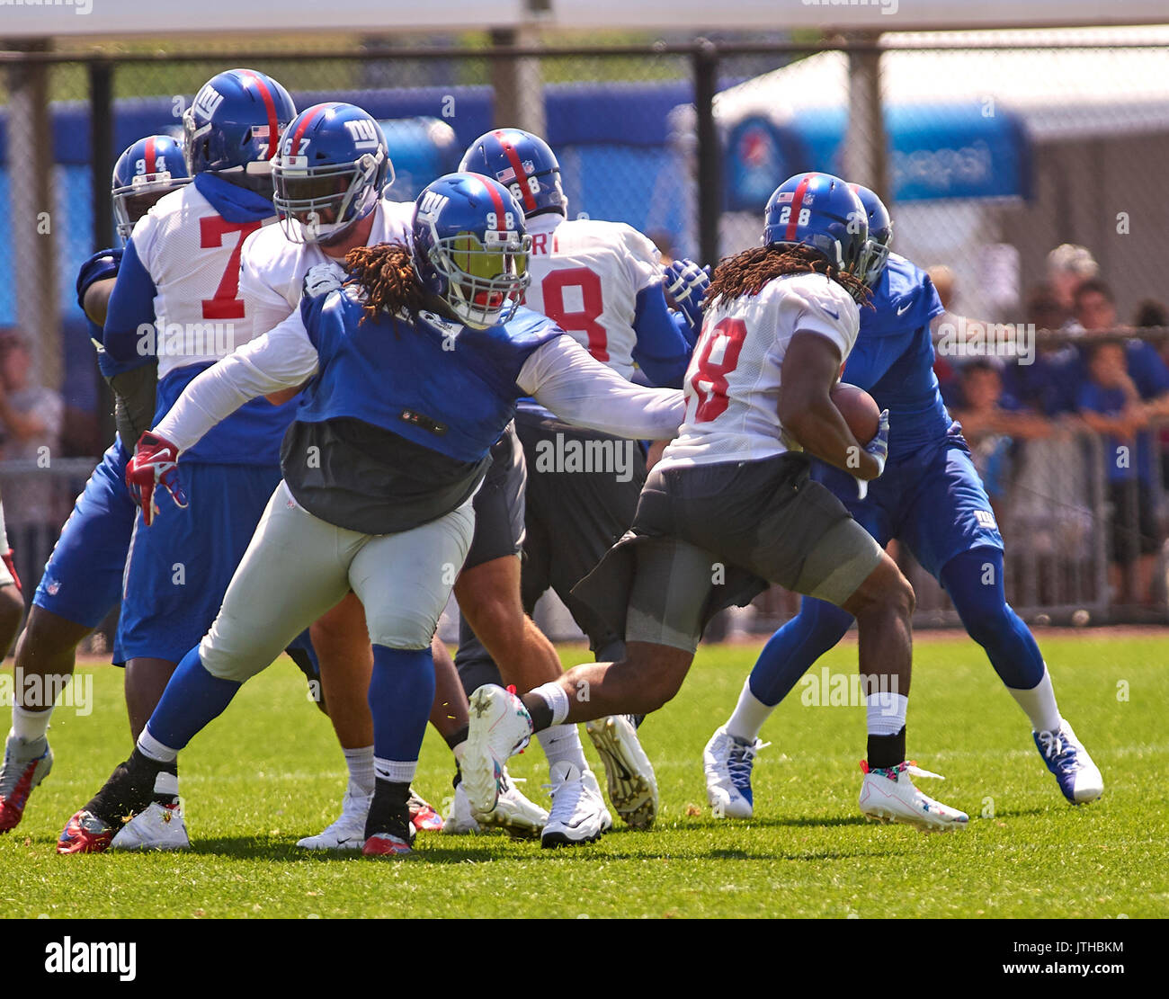 August 9, 2017 - East Rutherford, New Jersey, U.S. - New York Giants ...