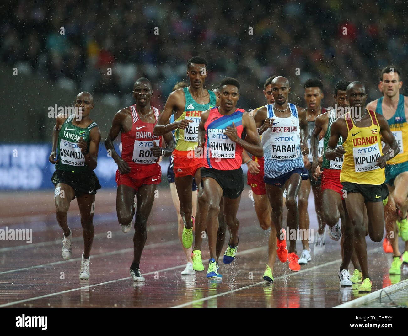 London, UK. 9th August, 2017. Mo Farah 5000 Metres World Athletics ...