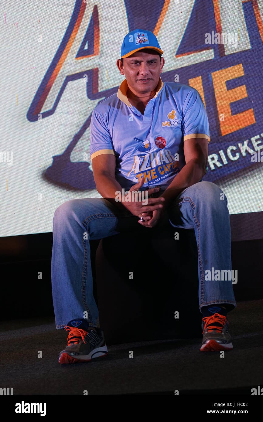 Mumbai, India. 9th August, 2017. Former Indian cricketer Mohammed ...