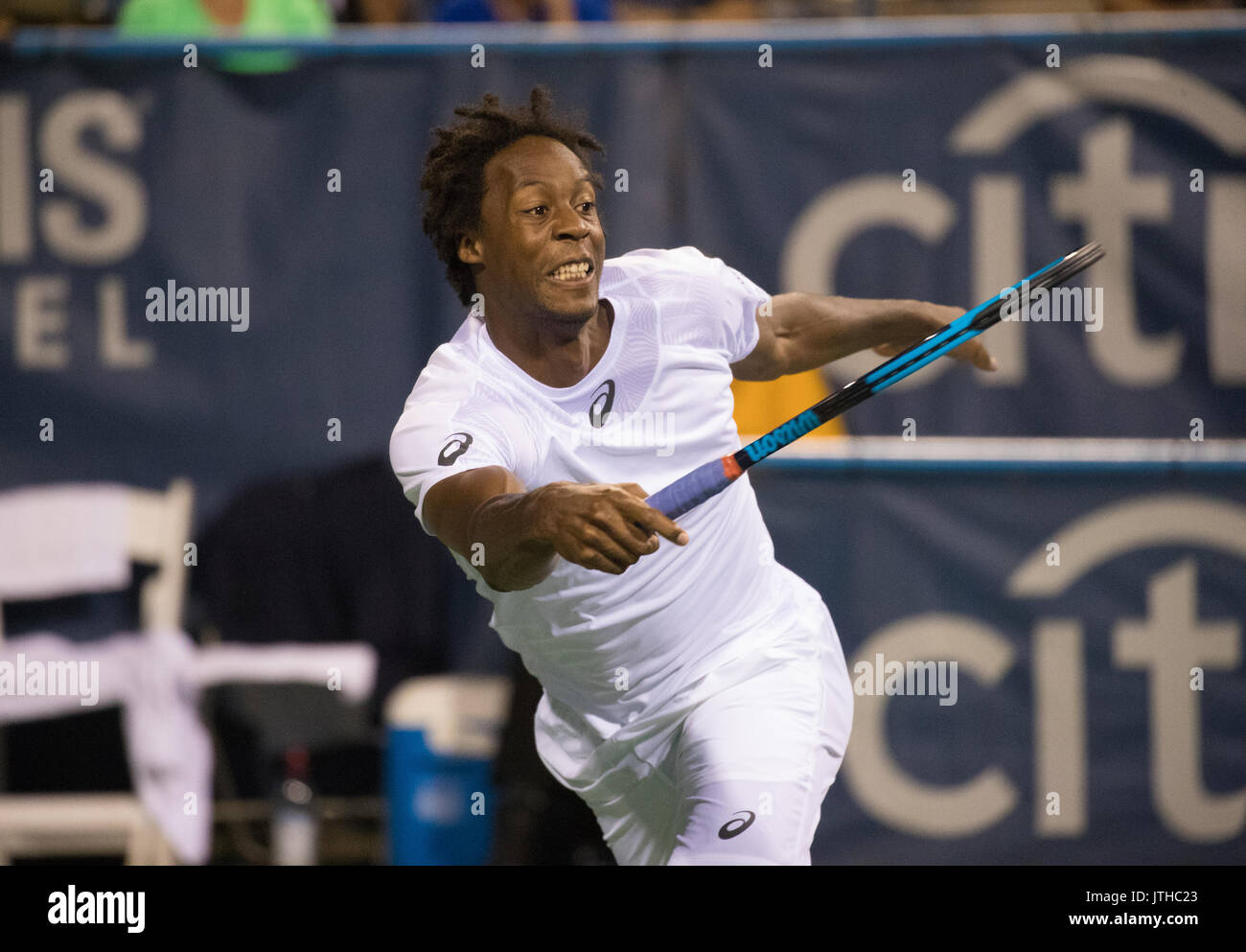 Reigning ATP Citi Open champion Gael Monfils (France, in photo) was ...