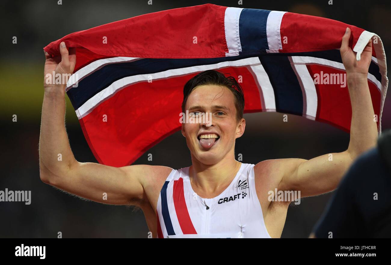 Karsten warholm athletics hi-res stock photography and images - Alamy