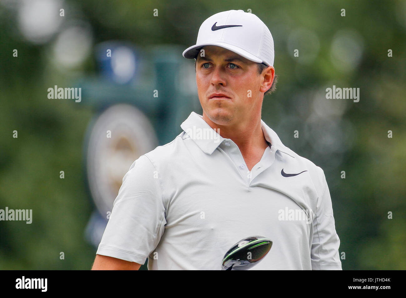 August 9, 2017: Cody Gribble of the United States plays his shot from ...