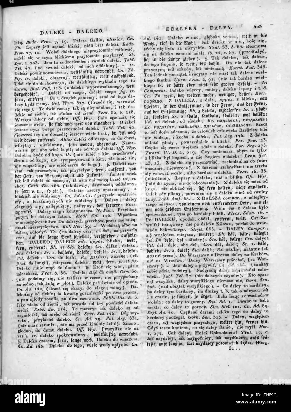 A volume from *Slownik jezyka polskiego* (Dictionary of the Polish ...