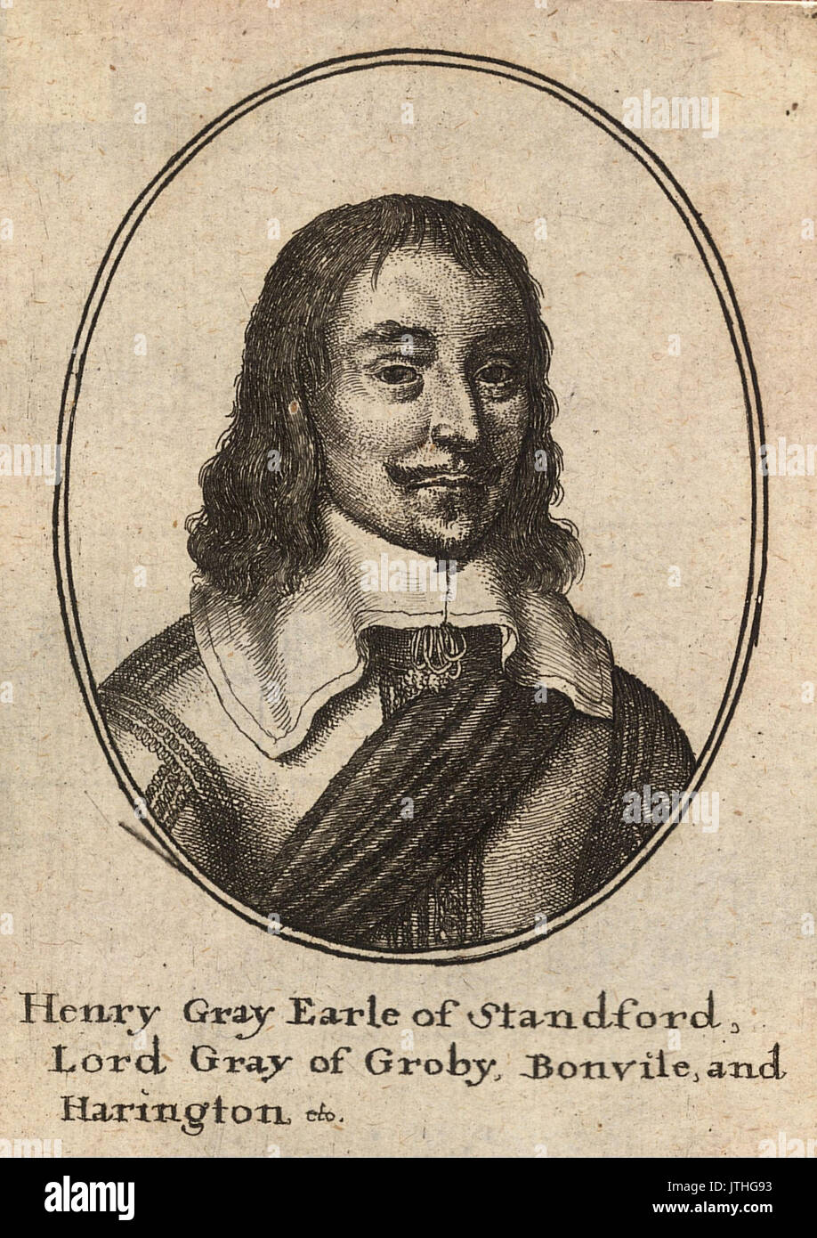 Wenceslas Hollar Henry Gray, Earl of Stamford Stock Photo - Alamy