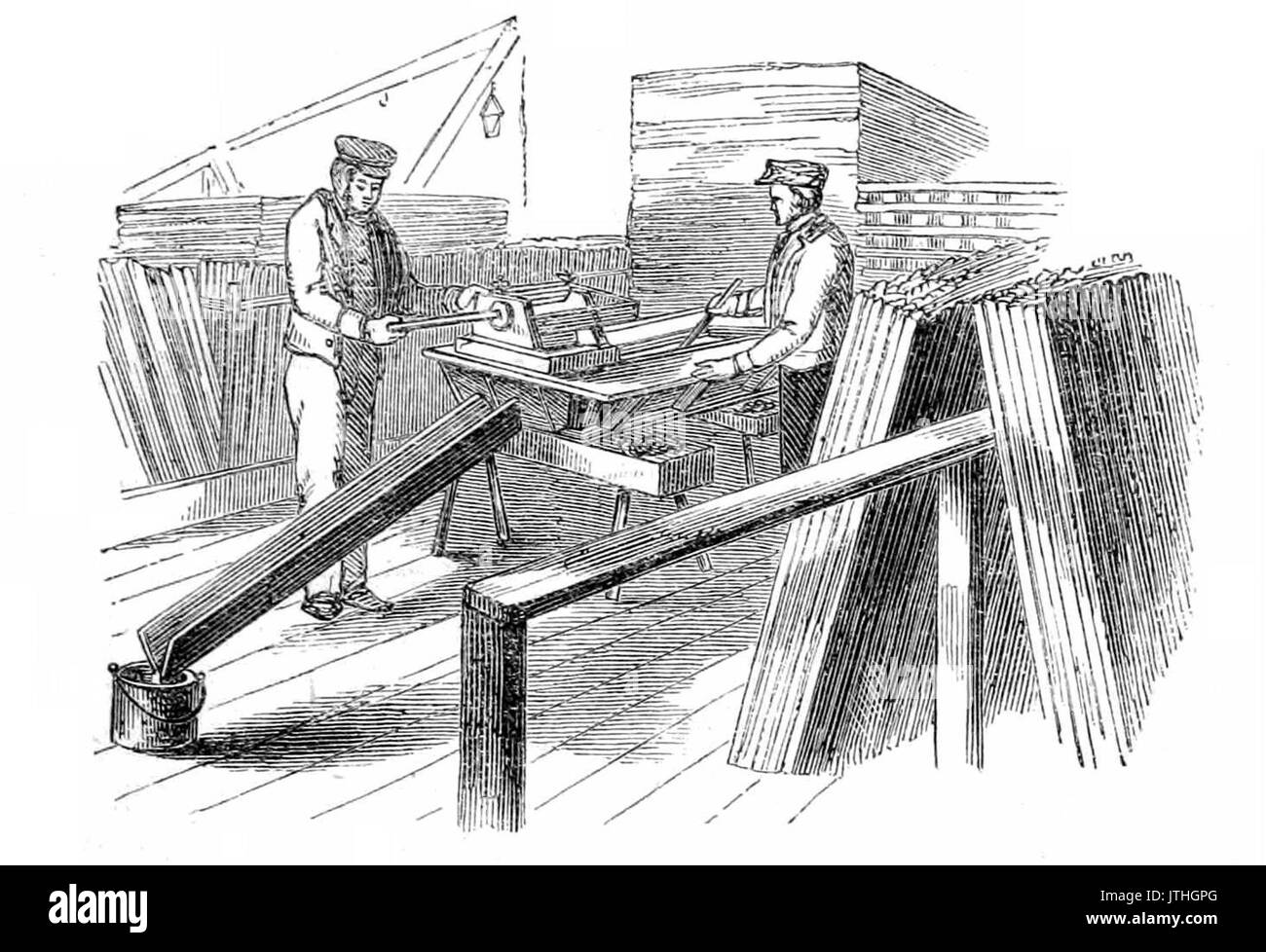 Drawing crystal palace Cut Out Stock Images & Pictures - Alamy