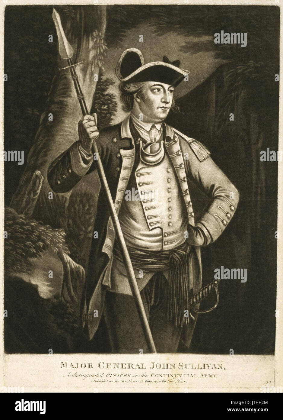 Thomas Hart Major General John Sullivan, A distinguish'd Officer in the ...