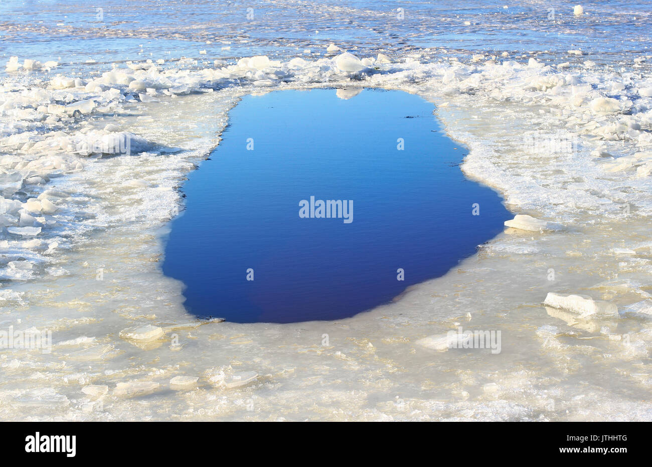 Bathing in the ice hole hi-res stock photography and images - Alamy