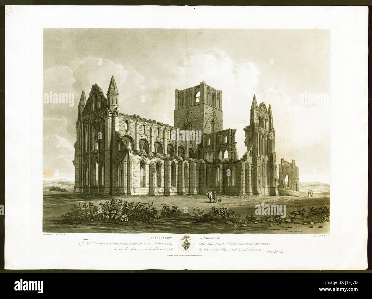 Whitby abbey drawing hi-res stock photography and images - Alamy