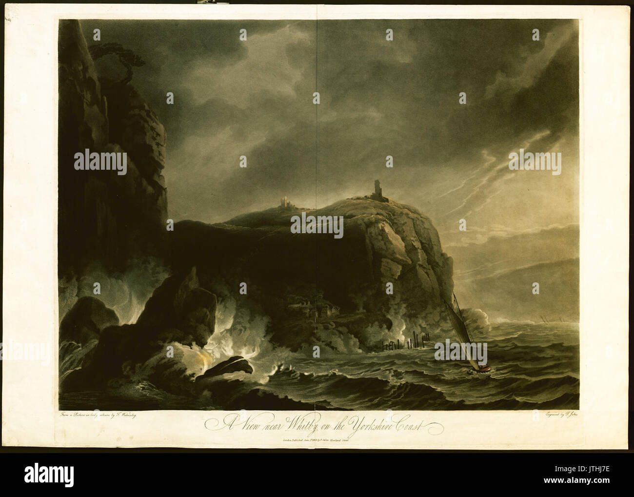 Whitby map old hi-res stock photography and images - Alamy