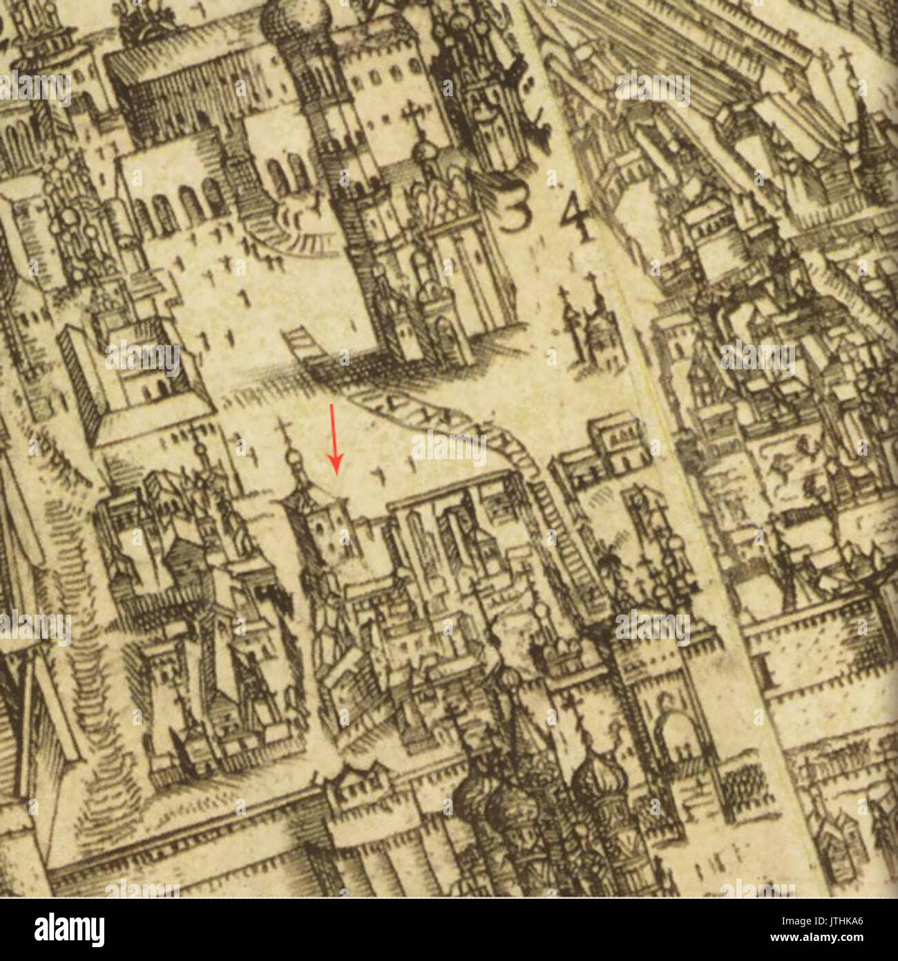 Moscow city plan hi-res stock photography and images - Alamy