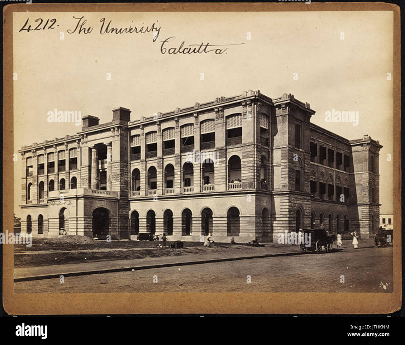 The Calcutta University by Francis Frith Stock Photo - Alamy