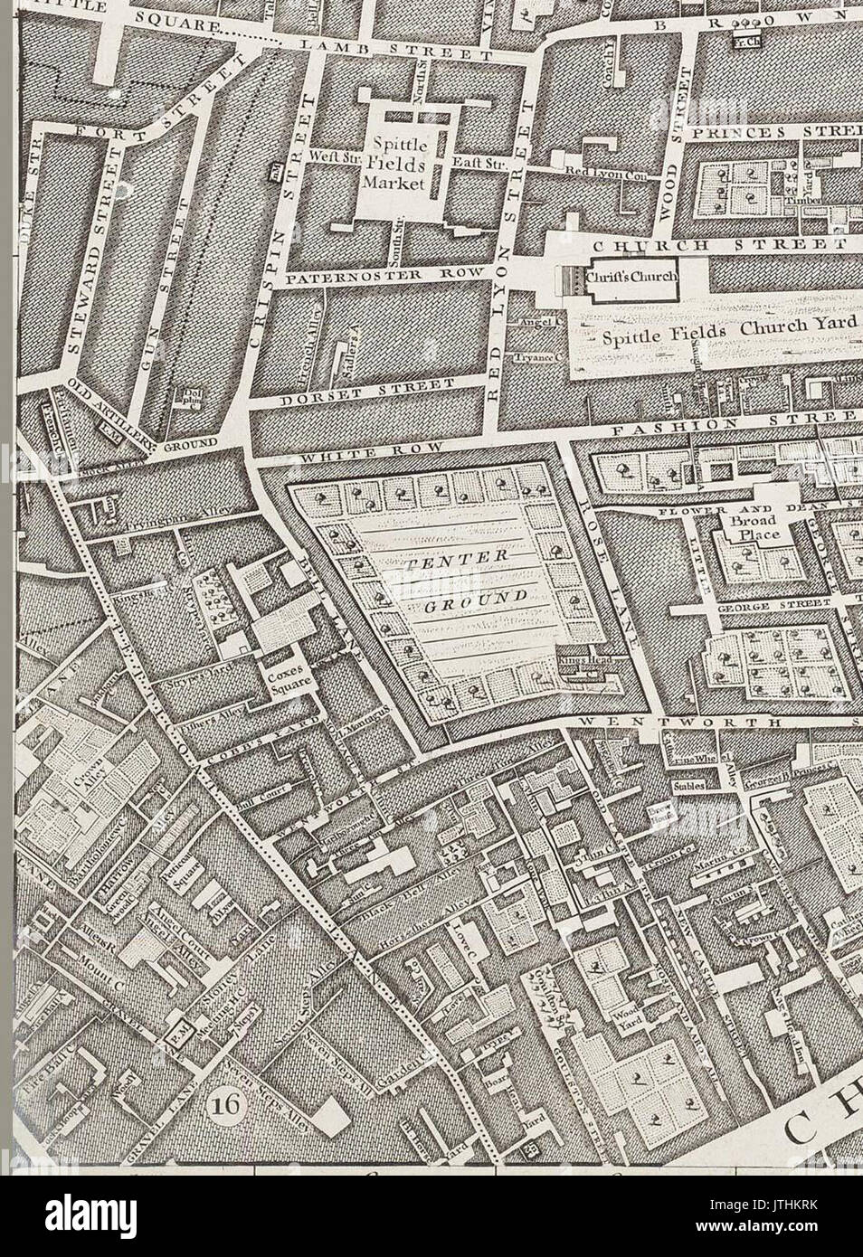 Rocque map london hi-res stock photography and images - Alamy