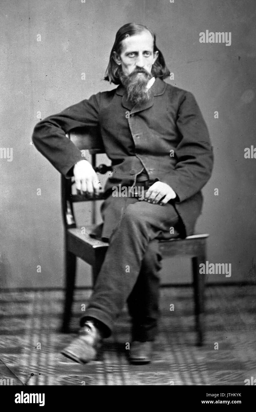 Portraits Ludwig Bickell 1873 Stock Photo - Alamy