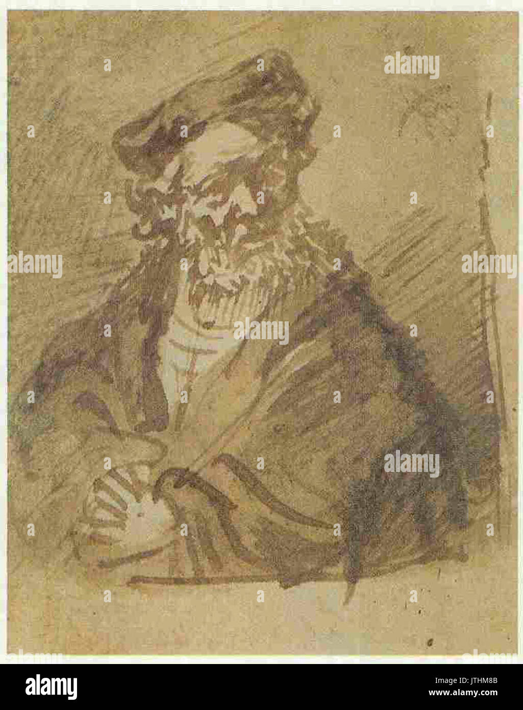 Historic illustration bearded man hi-res stock photography and images ...