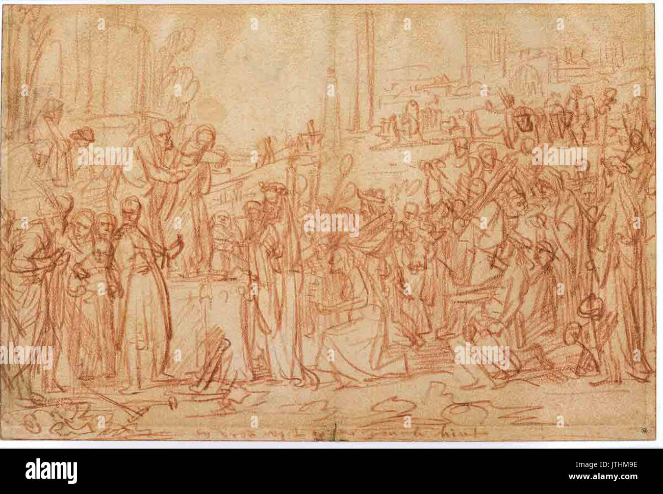 Paul and Barnabas at Lystra Stock Photo - Alamy