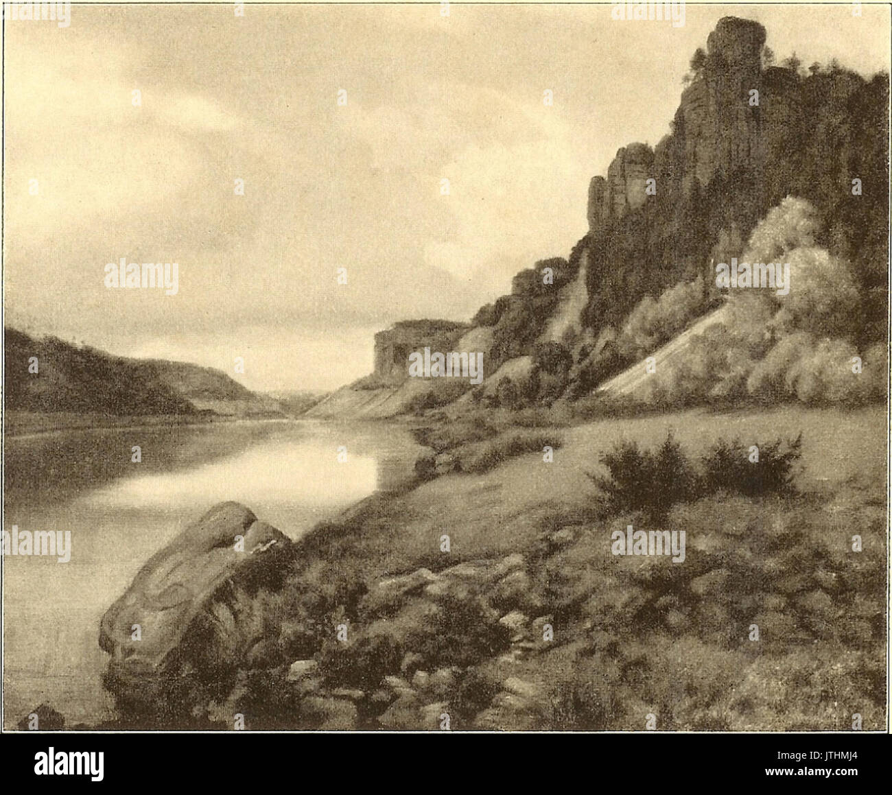 Otto Doerr Die Elbe bei Bethin Stock Photo - Alamy