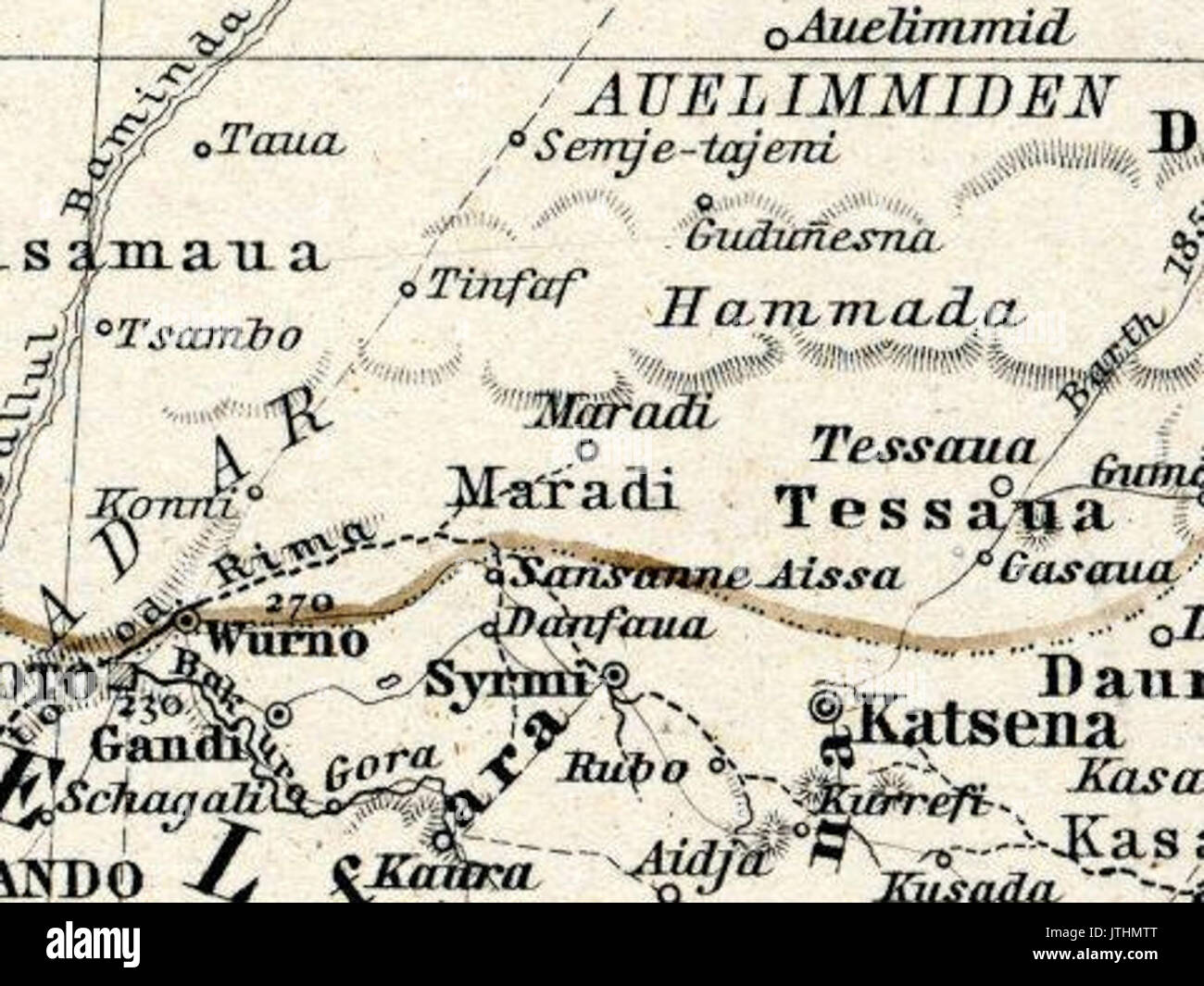 Map of maradi hi-res stock photography and images - Alamy