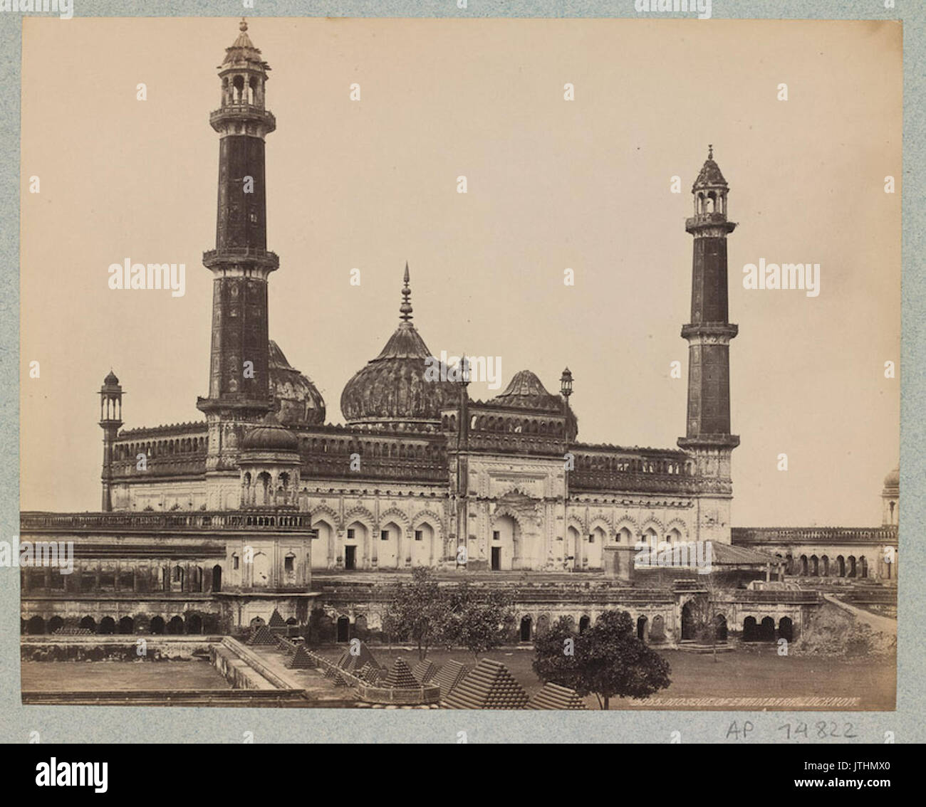 The Asafi Masjid in the Bara Imambara Complex, Lucknow in the 1860s ...
