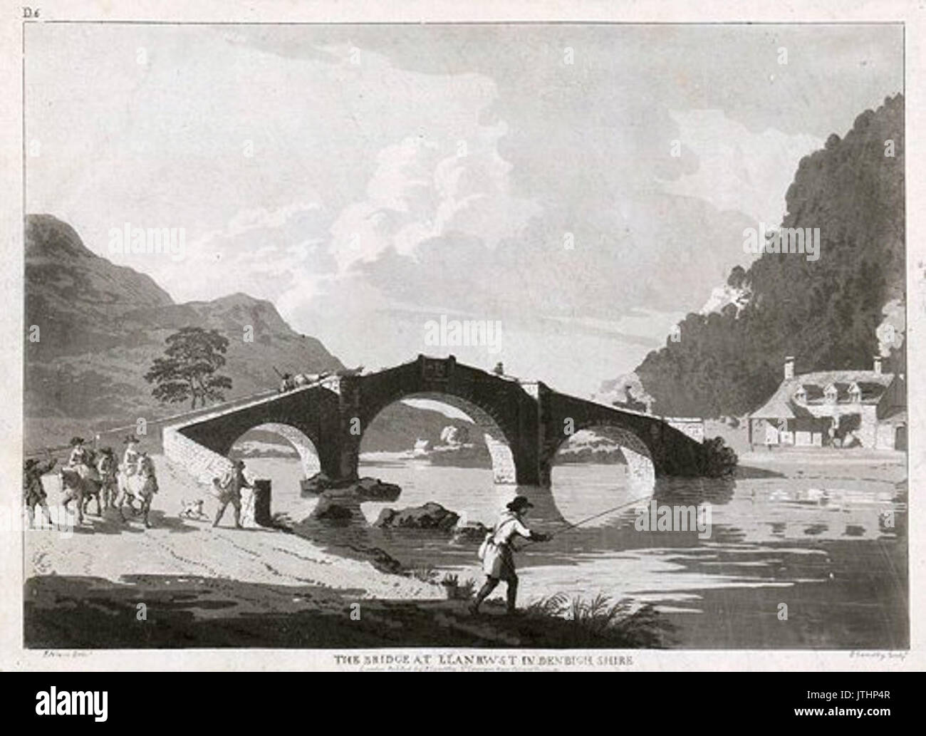 The bridge at Llanrwst in Denbighshire Stock Photo - Alamy